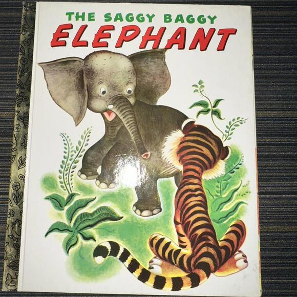 Other | The Saggy Baggy Elephant Vintage Little Golden Book Classic 203 ...